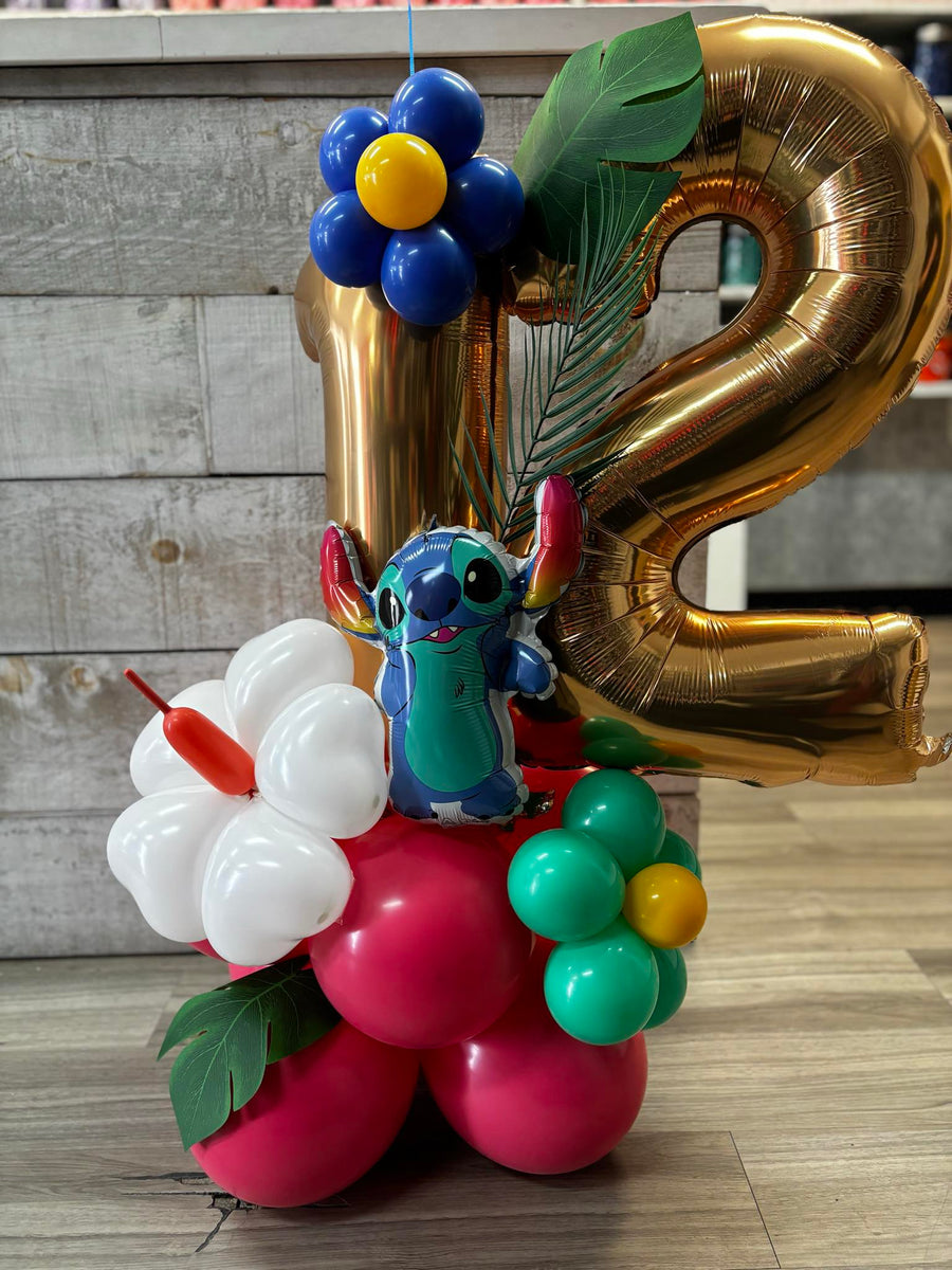 MONTAGE DE BALLONS STITCH – BallouneShop.com